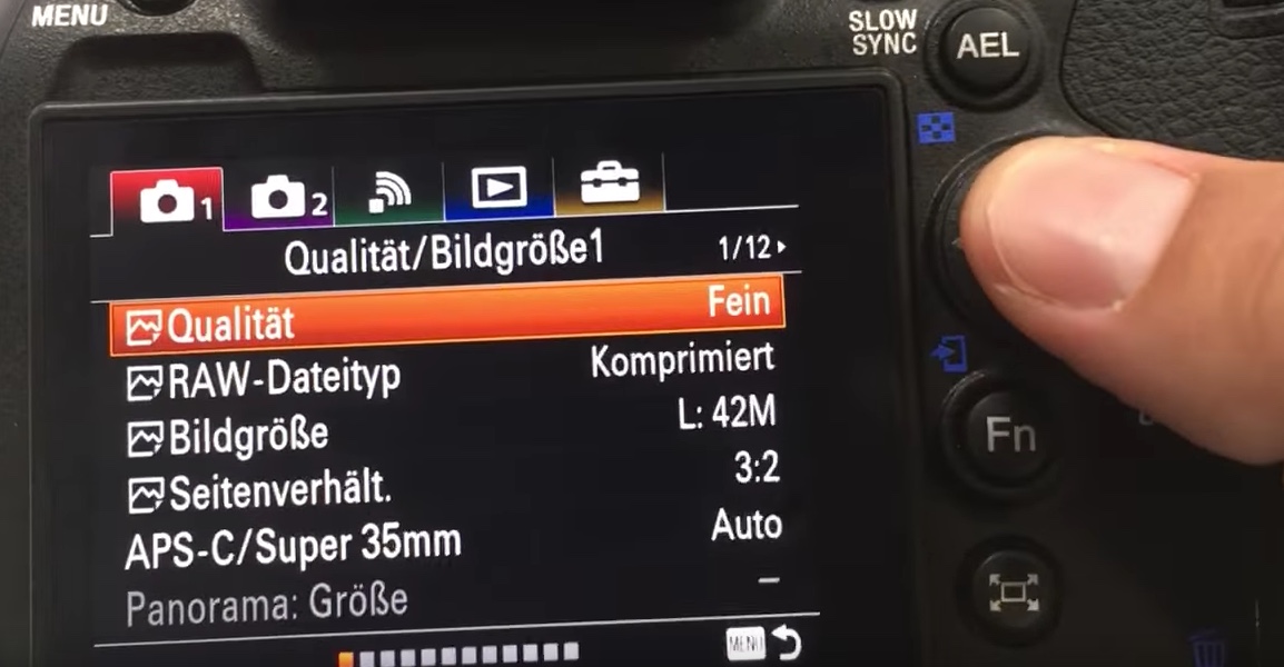 Video of The New Sony a99 Mark II Menus and AF/Burst - Sony Addict
