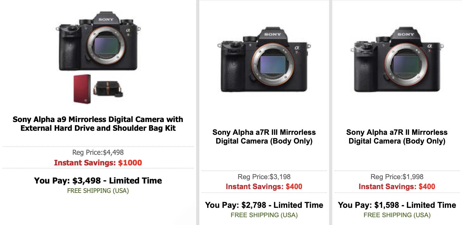 Sony Savings Won't Last Forever With Some Ending as Early as Tonight ...